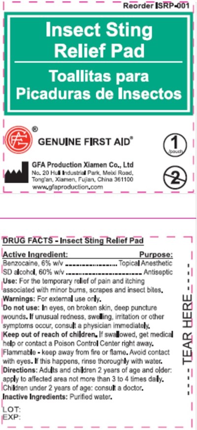 Product Images Genuine First Aid Insect Sting Relief Pad 1 Ct Photos ...