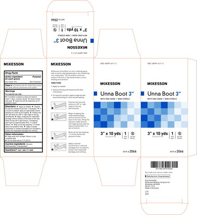 FDA Label for Mckesson Unna Boot 4 - Indications, Usage & Precautions