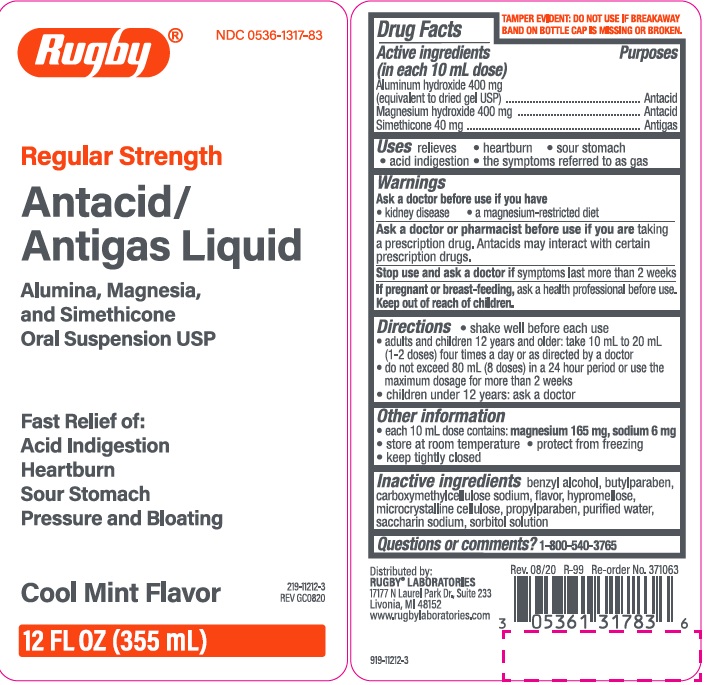 Label Regular Strength Antacid/antigas Suspension Oral - Indications ...