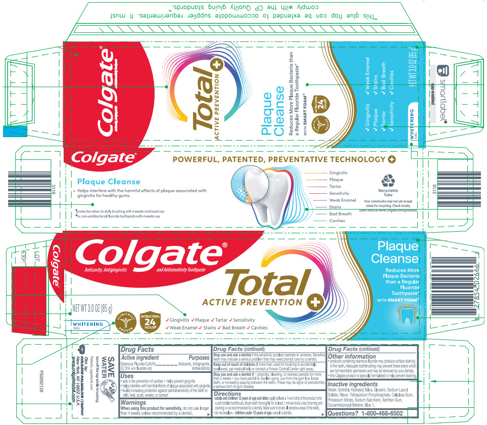 FDA Label for Colgate Total Plaque Cleanse Paste, Dentifrice Dental ...