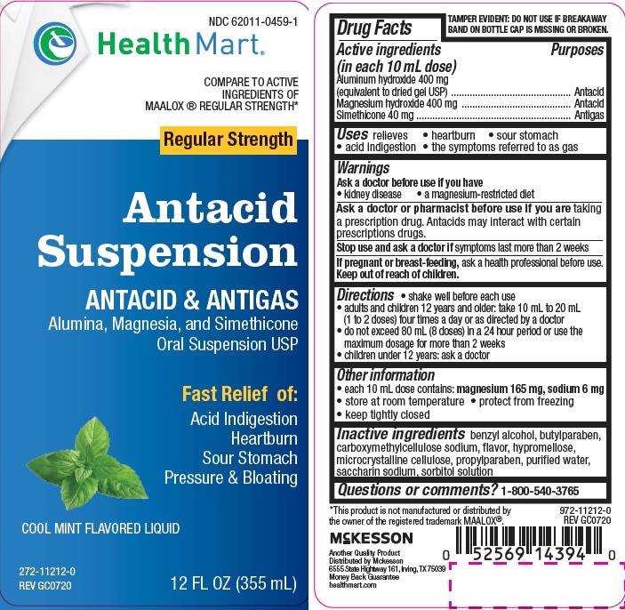 NDC 62011-0459 Regular Strength Antacid Suspension Oral