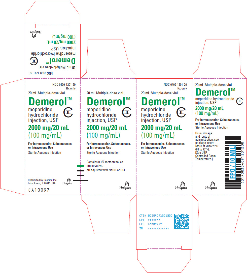 NDC 0409-1253 Demerol Meperidine Hydrochloride