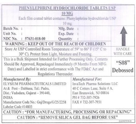 Product Images Phenylephrine Hydrochloride Photos - Packaging, Labels ...