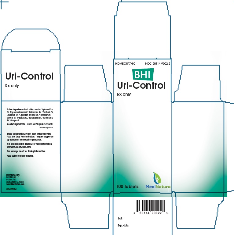 NDC 50114-9002 Bhi Uri-control Rx Tablet Oral