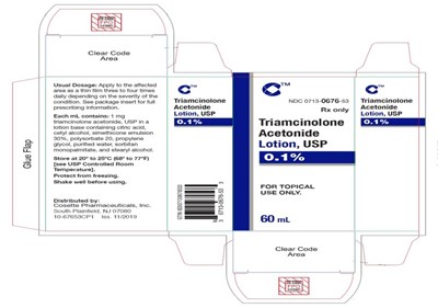 Triamcinolone Acetonide Lotion- Images NDC0713-0676