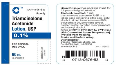 Triamcinolone Acetonide Lotion - Images NDC 0713-0676