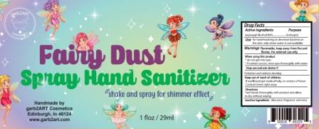 Product Images Garb2art Cosmetics Fairy Dust Hand Sanitizer Photos ...