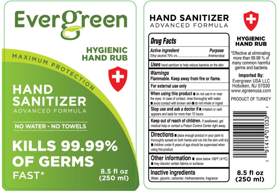 Label Evergreen - Indications, Usage & Precautions