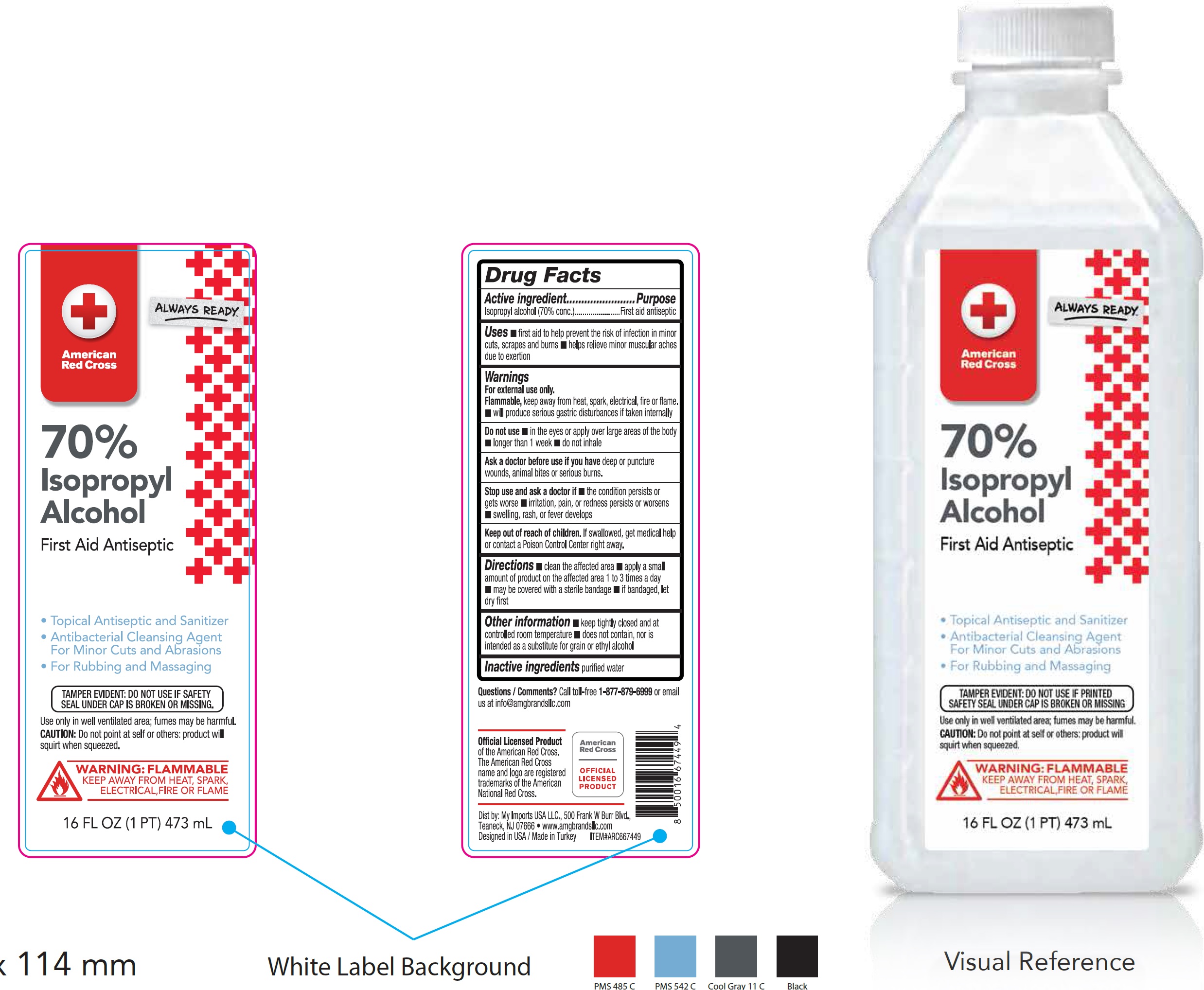 American Red Cross Isopr Product Images - NDC 51628-0340