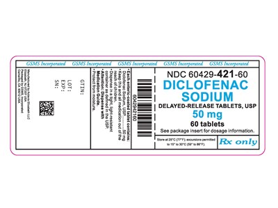 Diclofenac Sodium- Images NDC60429-421
