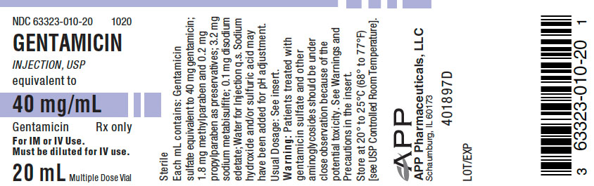 Label and Warnings 51662-1508 Gentamicin Injection, Solution ...