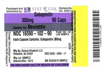 Gabapentin- Images NDC16590-101
