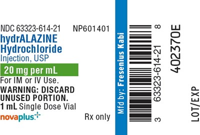 FDA Label for Hydralazine Hydrochloride Injection Intramuscular ...