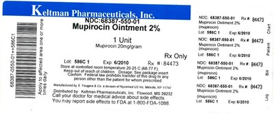NDC 68387-550 Mupirocin
