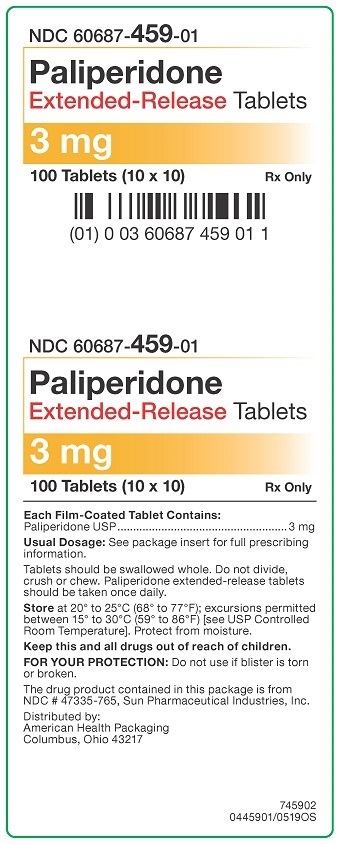 NDC 60687-470 Paliperidone Tablet, Extended Release Oral