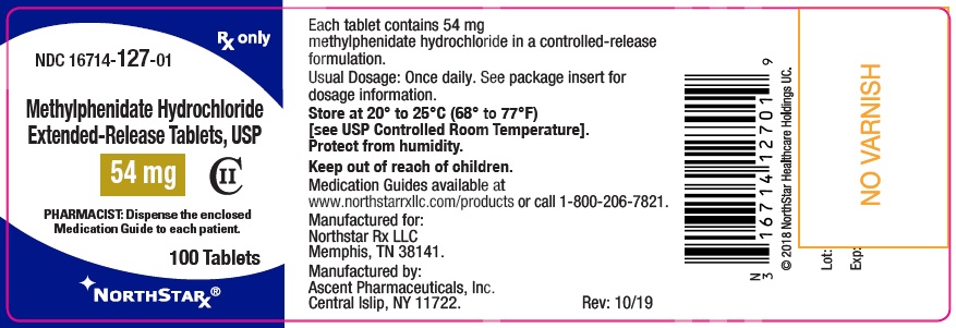 NDC 16714-126 Methylphenidate Hydrochloride Methylphenidate Hydrochloride