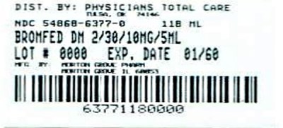 Bromfeddm- FDA Label NDC54868-6377
