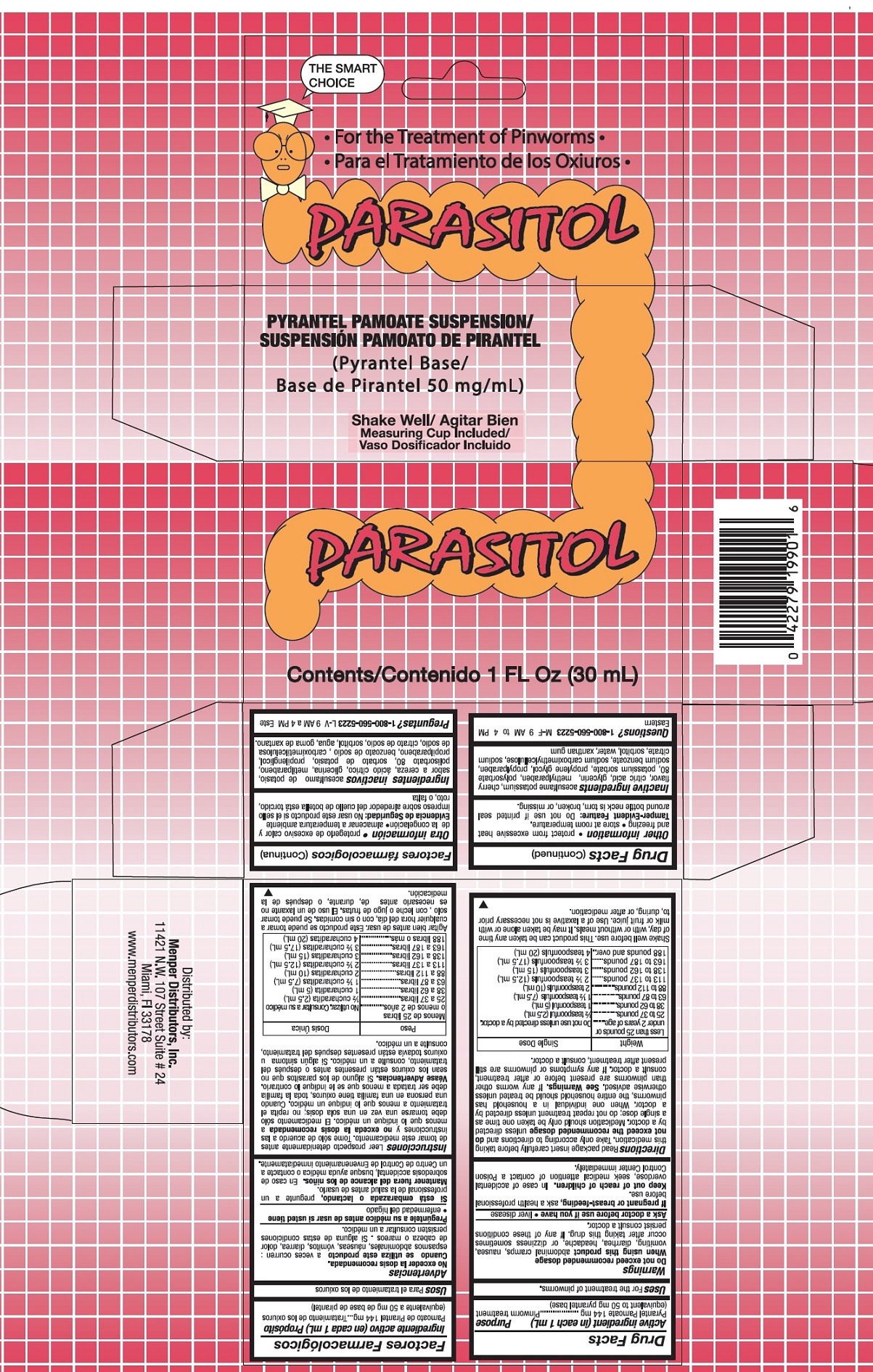 Product Images Parasitol Photos - Packaging, Labels & Appearance