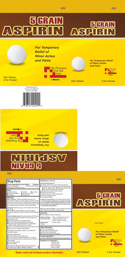 FDA Label for Aspirin Tablet, Coated Oral - Indications, Usage ...