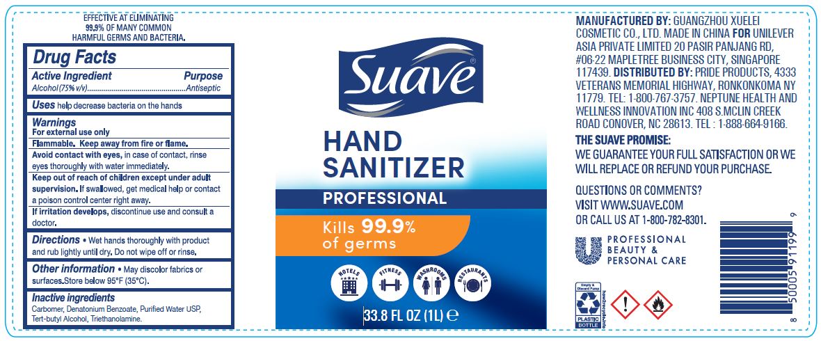 NDC 50069-109 Suave Hand Sanitizer Professional