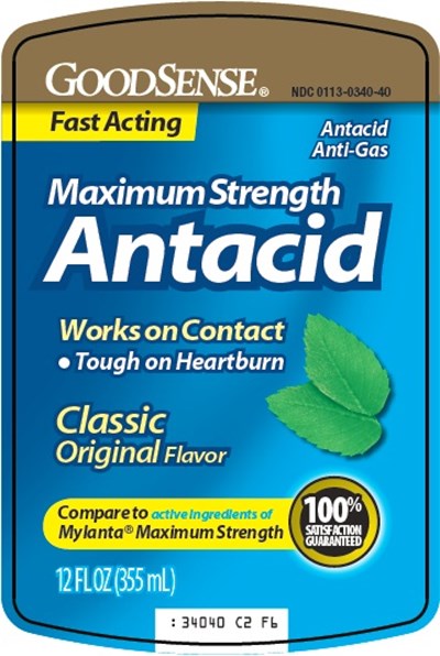 NDC 0113-0340 Good Sense Antacid Aluminum Hydroxide, Magnesium ...