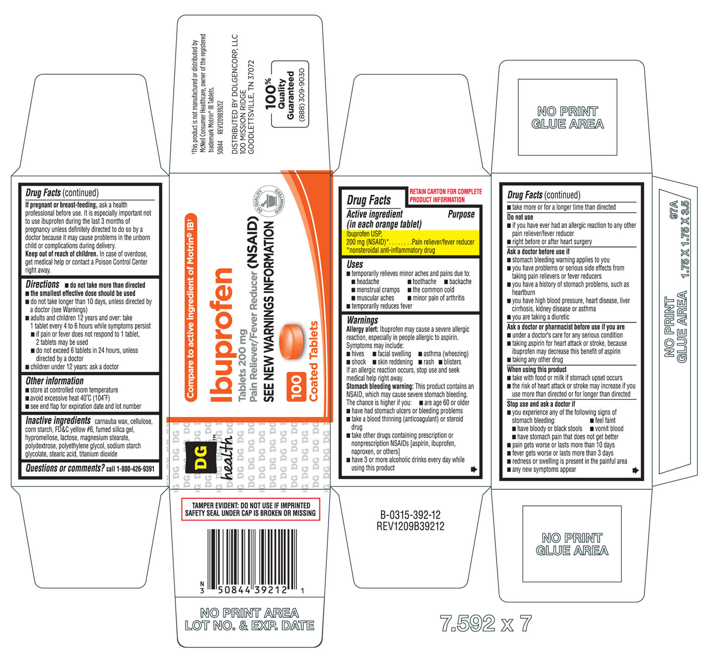 Ibuprofen Product Images - NDC 55910-392