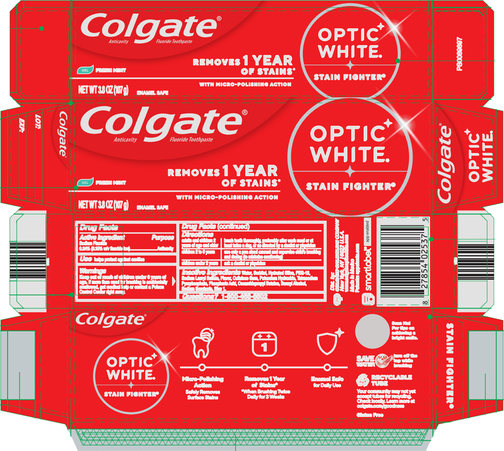 Product Images Colgate Optic White Non-hp Stain Fighter Fresh Mint ...