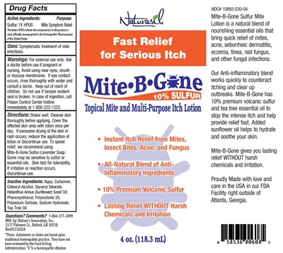 FDA Label for Naturasil Mite B Gone Lotion Topical - Indications, Usage ...