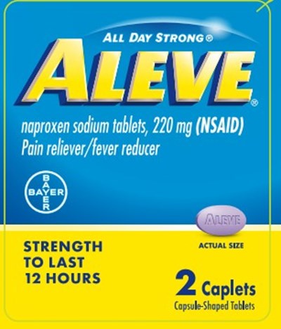 Product Images Aleve Photos - Packaging, Labels & Appearance