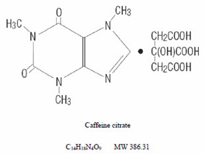 NDC 0517-0020 Caffeine Citrate Caffeine Citrate