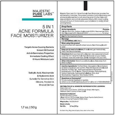 Acne Formula- FDA Label NDC83325-004