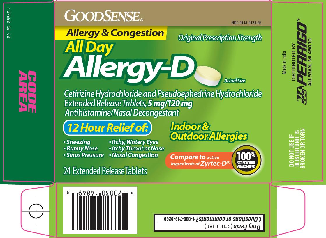 NDC 0113-0176-53 Good Sense All Day Allergy D Cetirizine Hcl ...