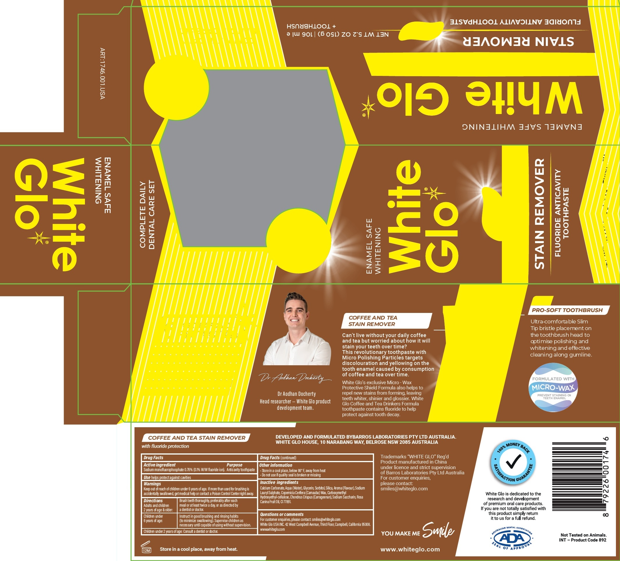 White Glo Coffee And Tea Stain Remov- Images NDC73656-030