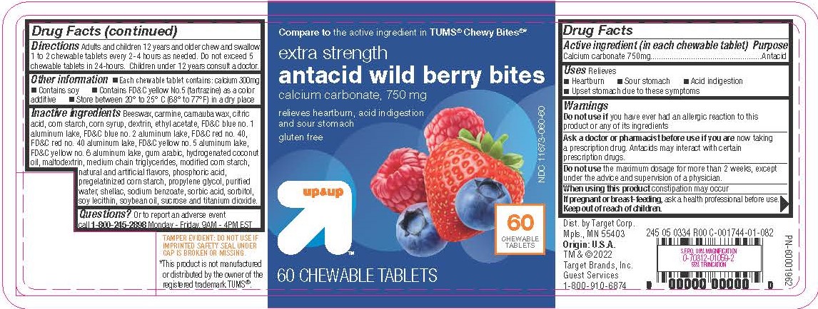 Pill Identifier Target Wild Berry Antacid Chews 60ct - Size, Shape ...
