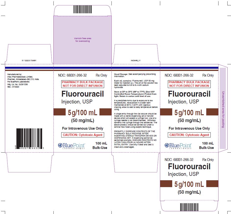 NDC 68001-266 Fluorouracil Injection, Solution Intravenous