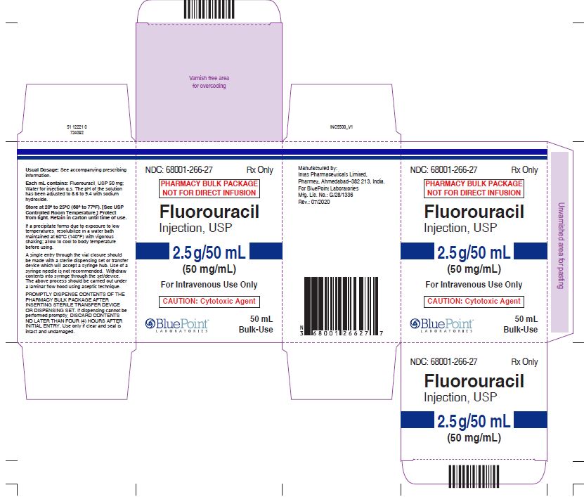 NDC 68001-266 Fluorouracil Fluorouracil