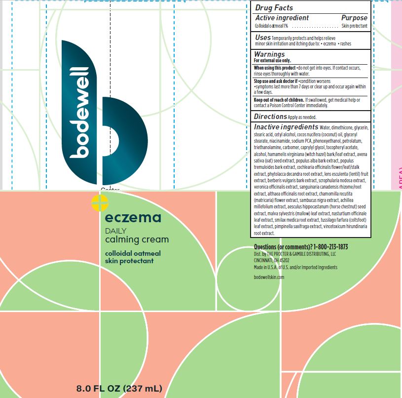 NDC 69423-614 Bodewell Eczema Daily Calming Cream Topical Label ...