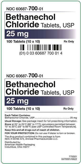 Bethanechol Chloride Tablet Product Images - NDC 60687-689