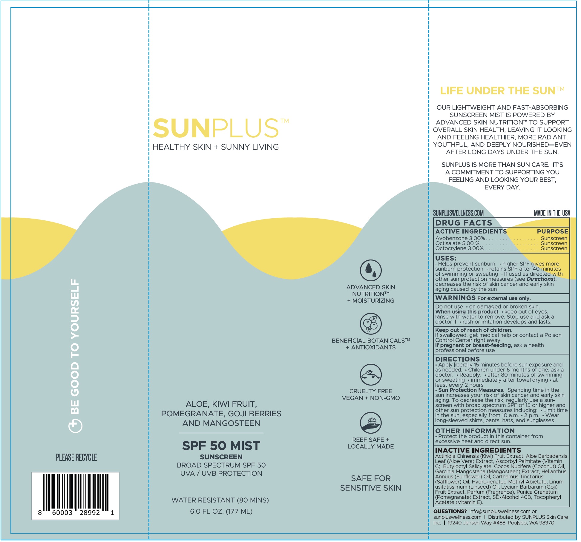 Product Images Sunplus Mist Sunscreen Spf 50 Photos - Packaging, Labels ...