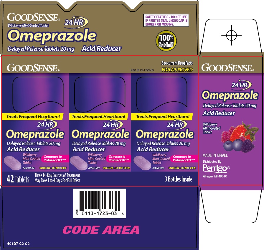 NDC 0113-1723 Good Sense Omeprazole Tablet, Delayed Release Oral