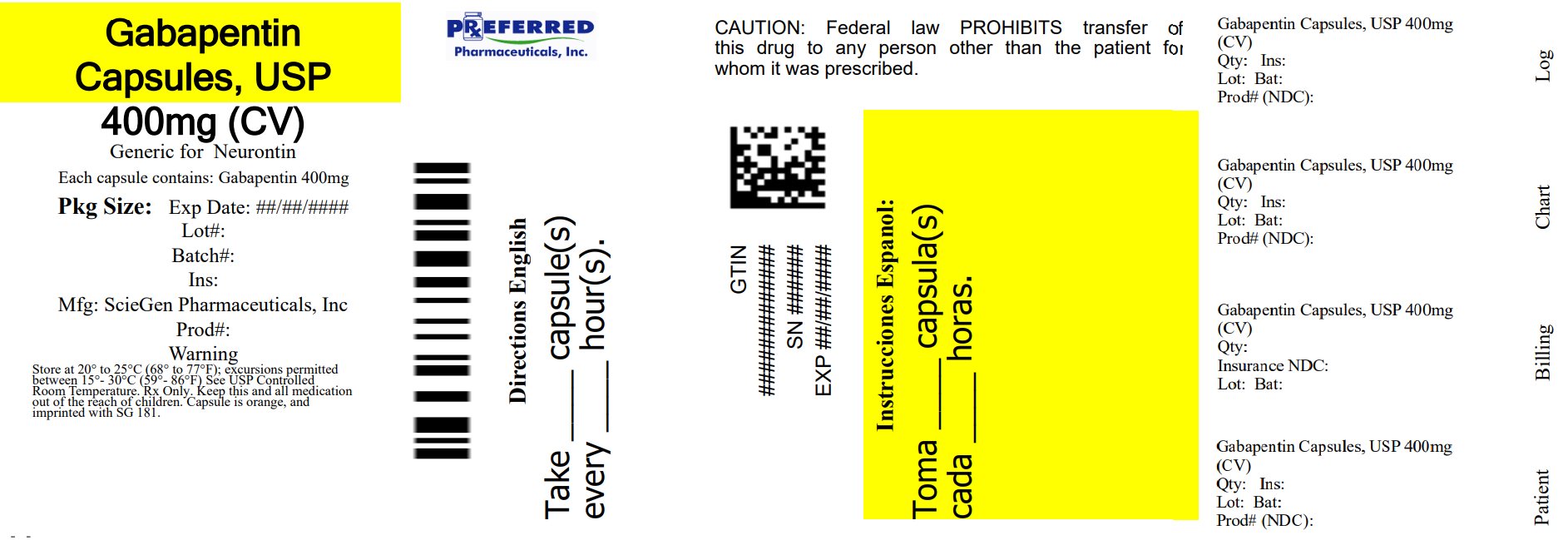 Product Images Gabapentin Photos - Packaging, Labels & Appearance