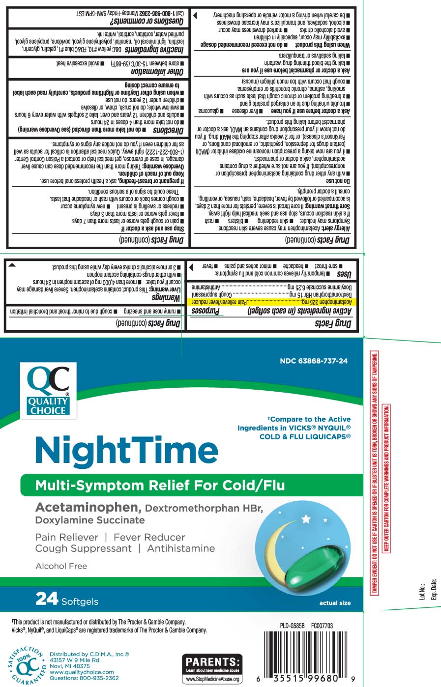 Product Images Night Time Cold And Flu Multi Symptom Photos - Packaging ...