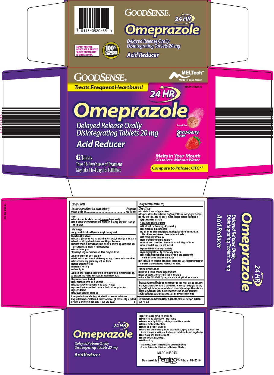 Good Sense Omeprazole Product Images - NDC 0113-0520