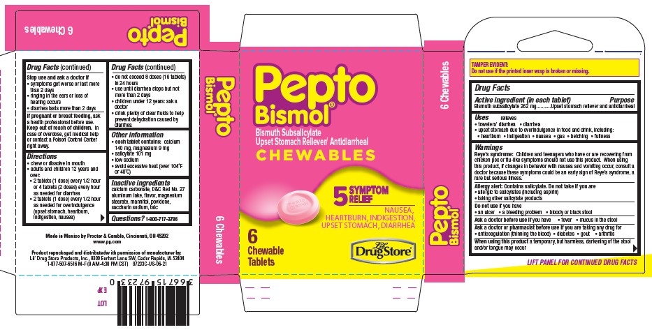 Product Images Pepto-bismol Chewable, Travel Basix Photos - Packaging ...