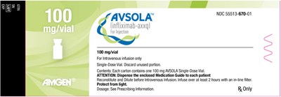 NDC 55513-670 Avsola Infliximab-axxq