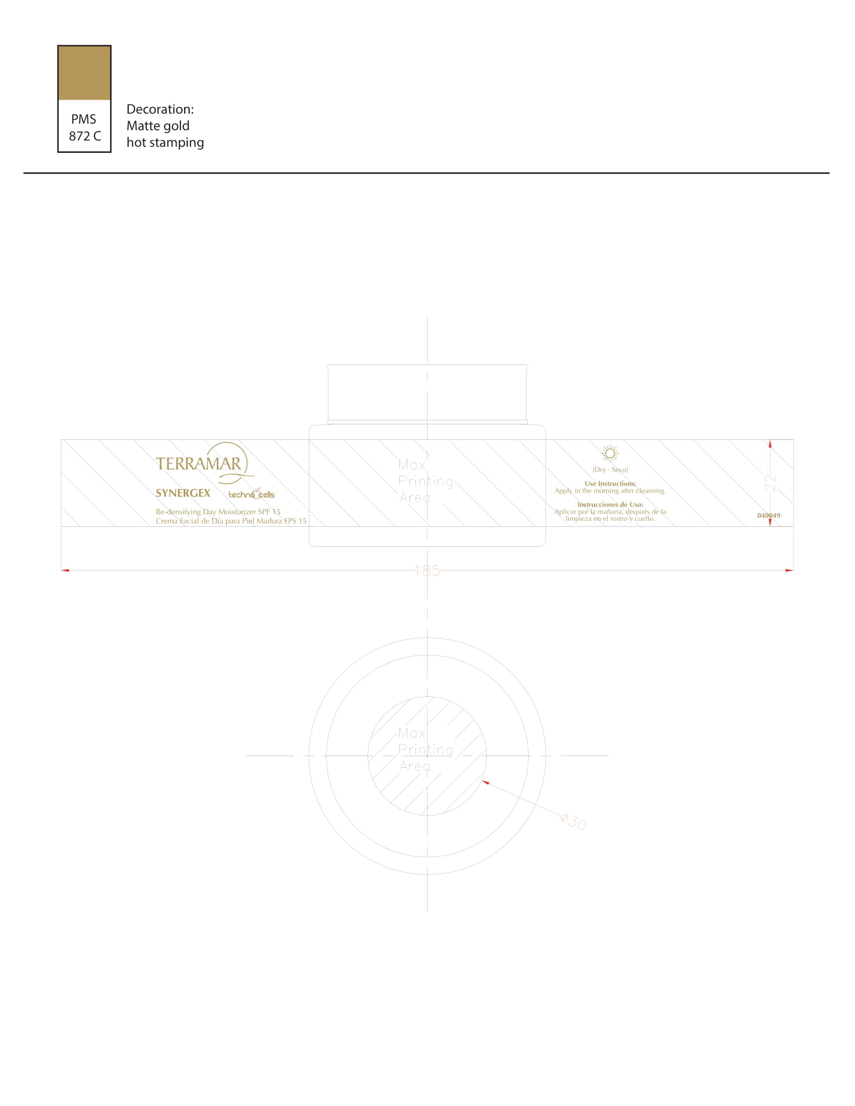 Product Images Skin Recovery Face Spf 15 Photos - Packaging, Labels ...