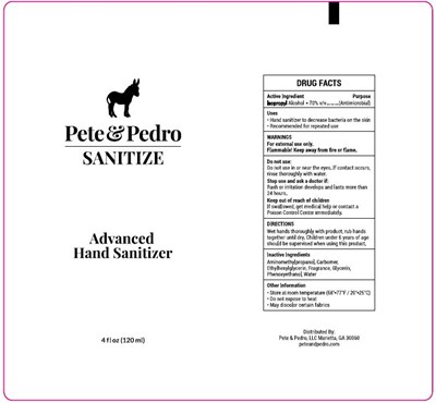 Pete And Pedro Sanitize- Images NDC52261-0902