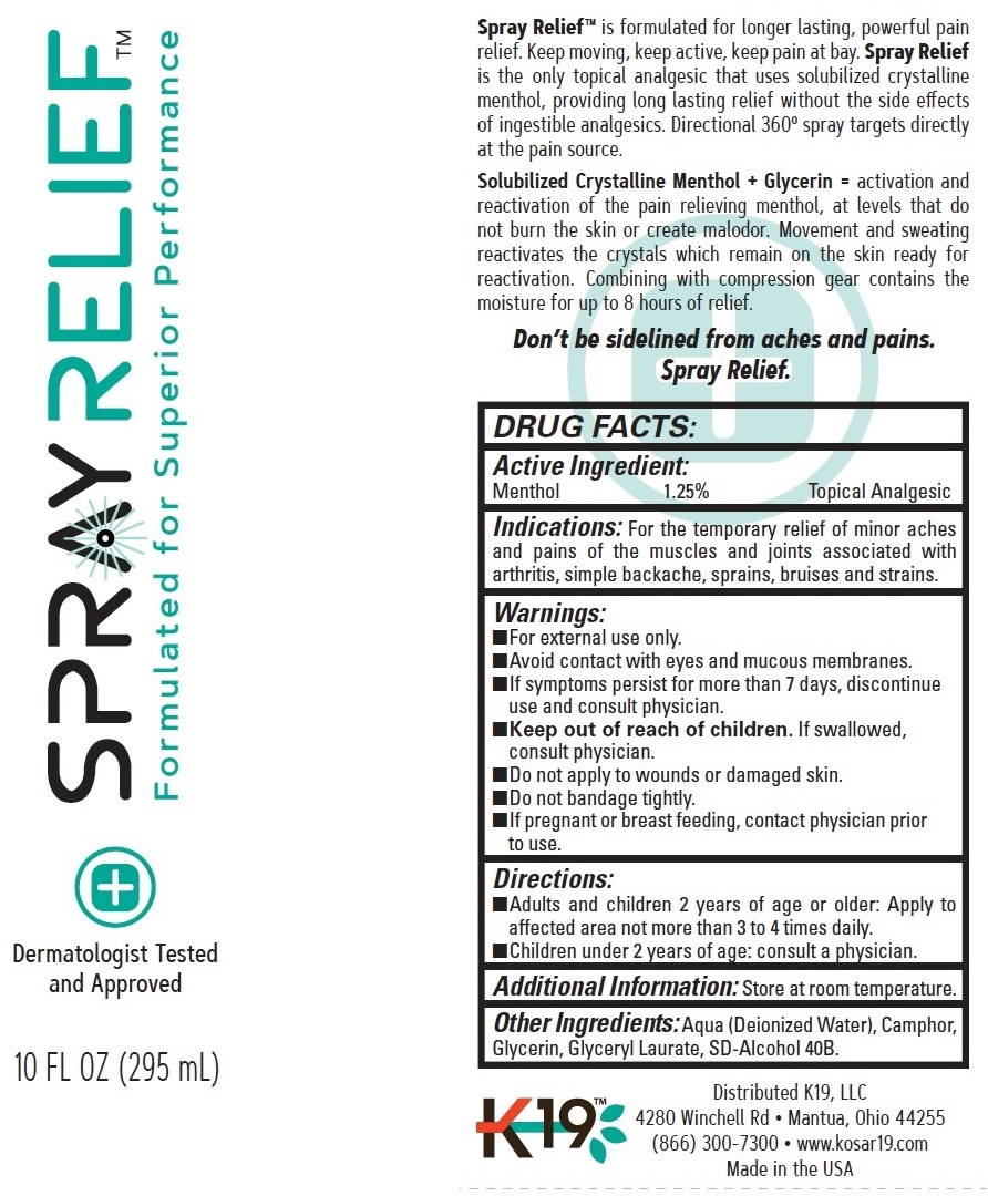 NDC 83574-413 K19 Relief Liquid Topical Label Information - Details ...