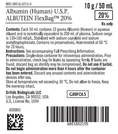 Albutein Injection, Solution- Images NDC68516-5215