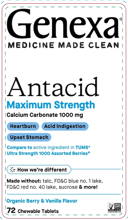 Genexa Antacid Product Images - NDC 69676-0072